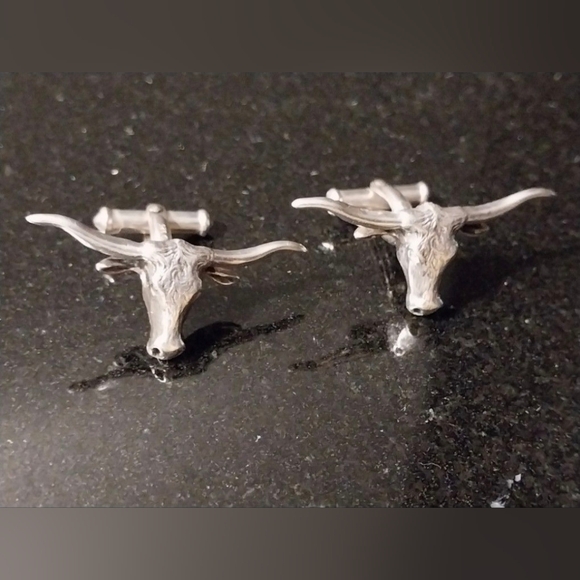 no brand | Accessories | Elegant Sterling Silver Bull Cufflinks | Poshmark